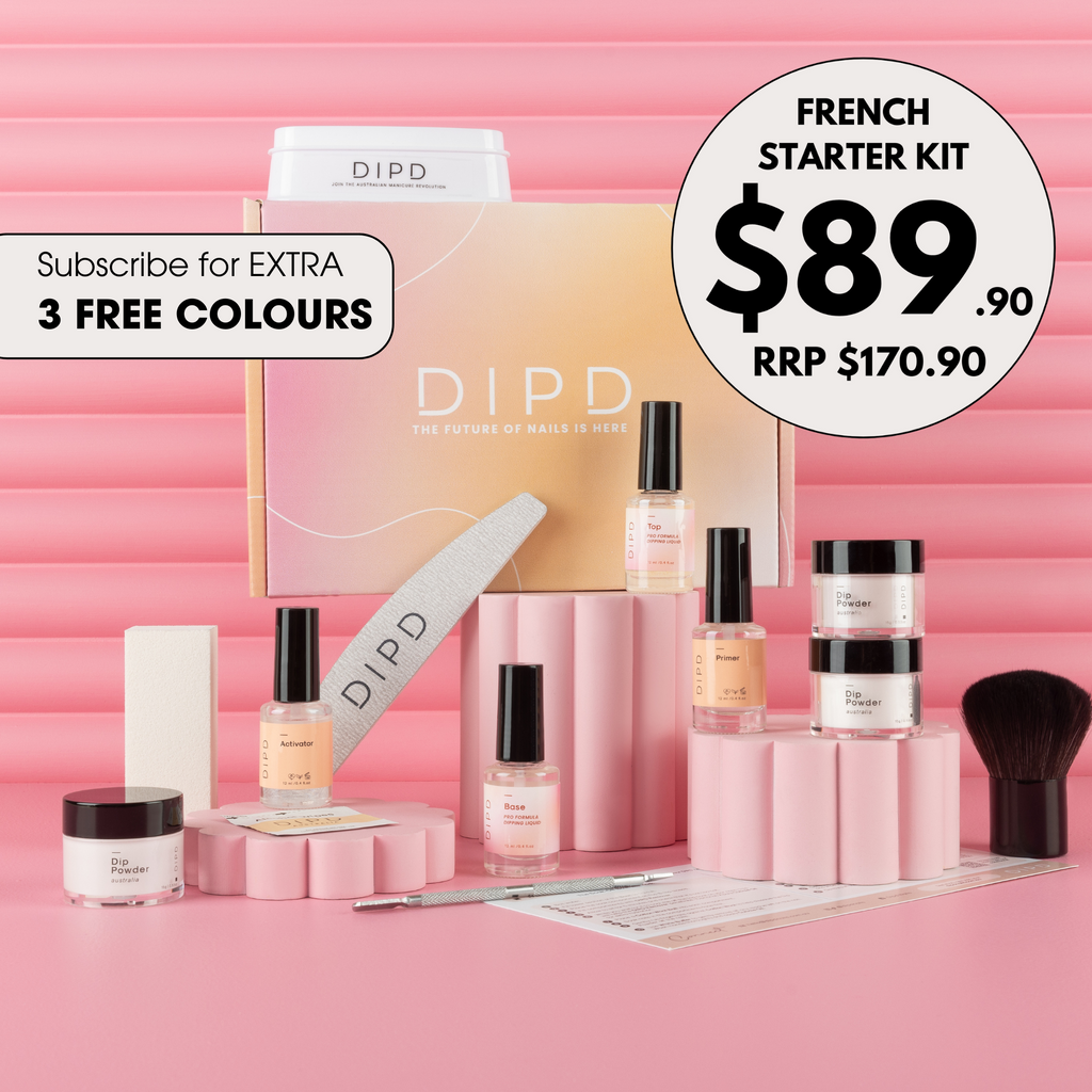 Classic French Starter Kit | Dip French Nails Kit | Dip Nails at home ...